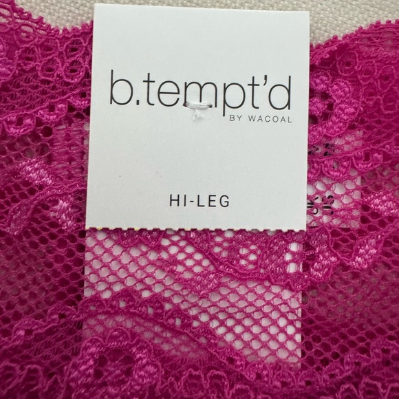 Wacoal | Intimates & Sleepwear | Nwt Btemptd By Wacoal Lace Kiss Hi Leg ...